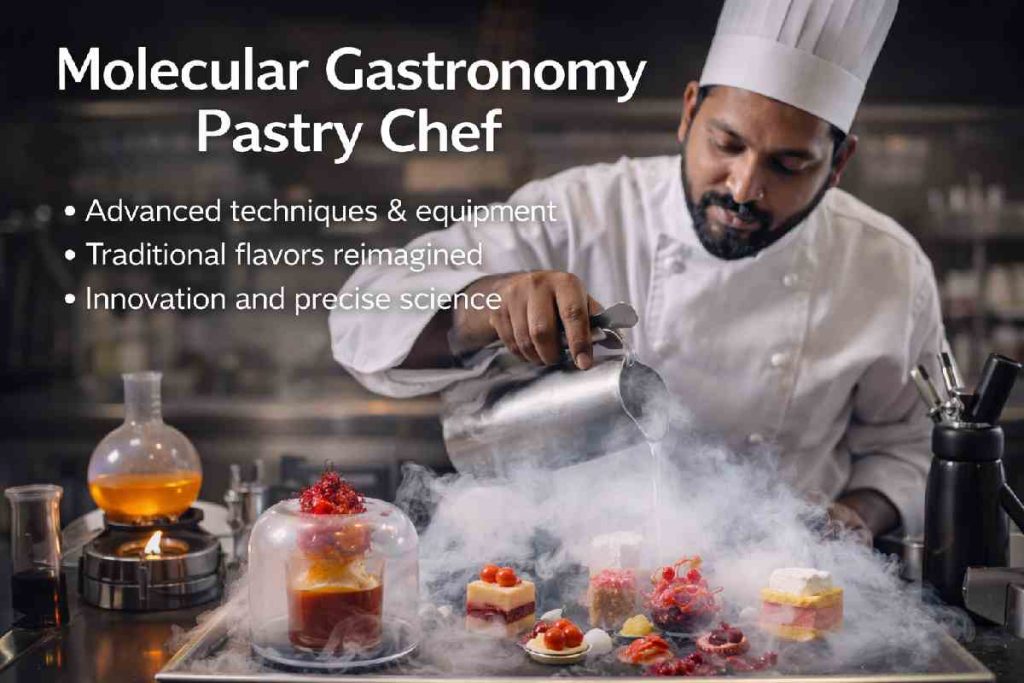 Molecular Gastronomy Pastry Chef Career India 2026 Guide